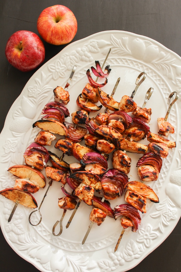 Barbecue Chicken & Apple Kebabs - Michigan Apples