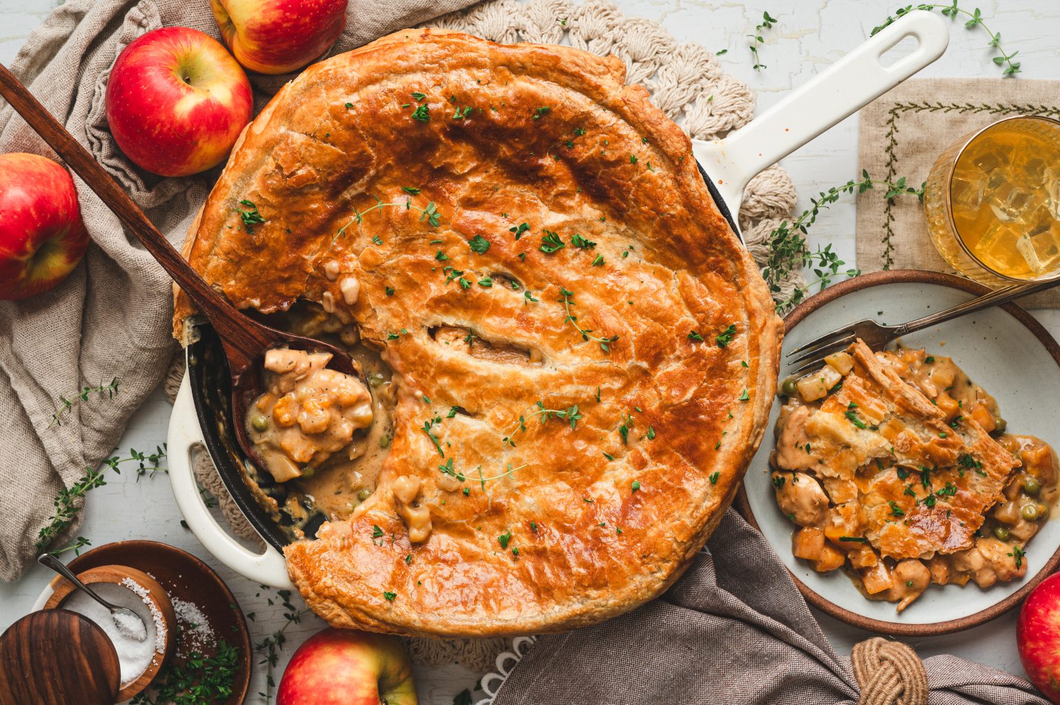 Autumn Chicken Pot Pie – Michigan Apples